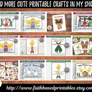 John 12:46 Christmas Handprint Craft Template, Printable Bible Verse ...