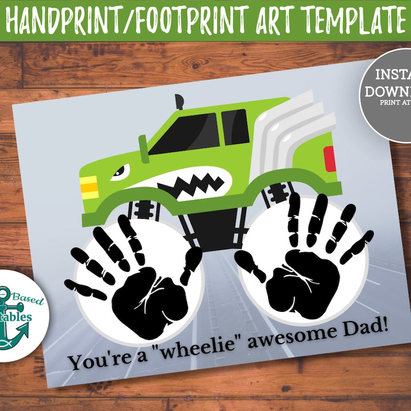 Monster Handprint - Etsy