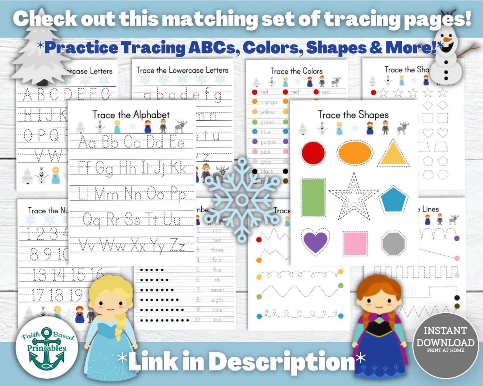 Custom Name Tracing Sheets Handwriting Practice Sheet Ice - Etsy