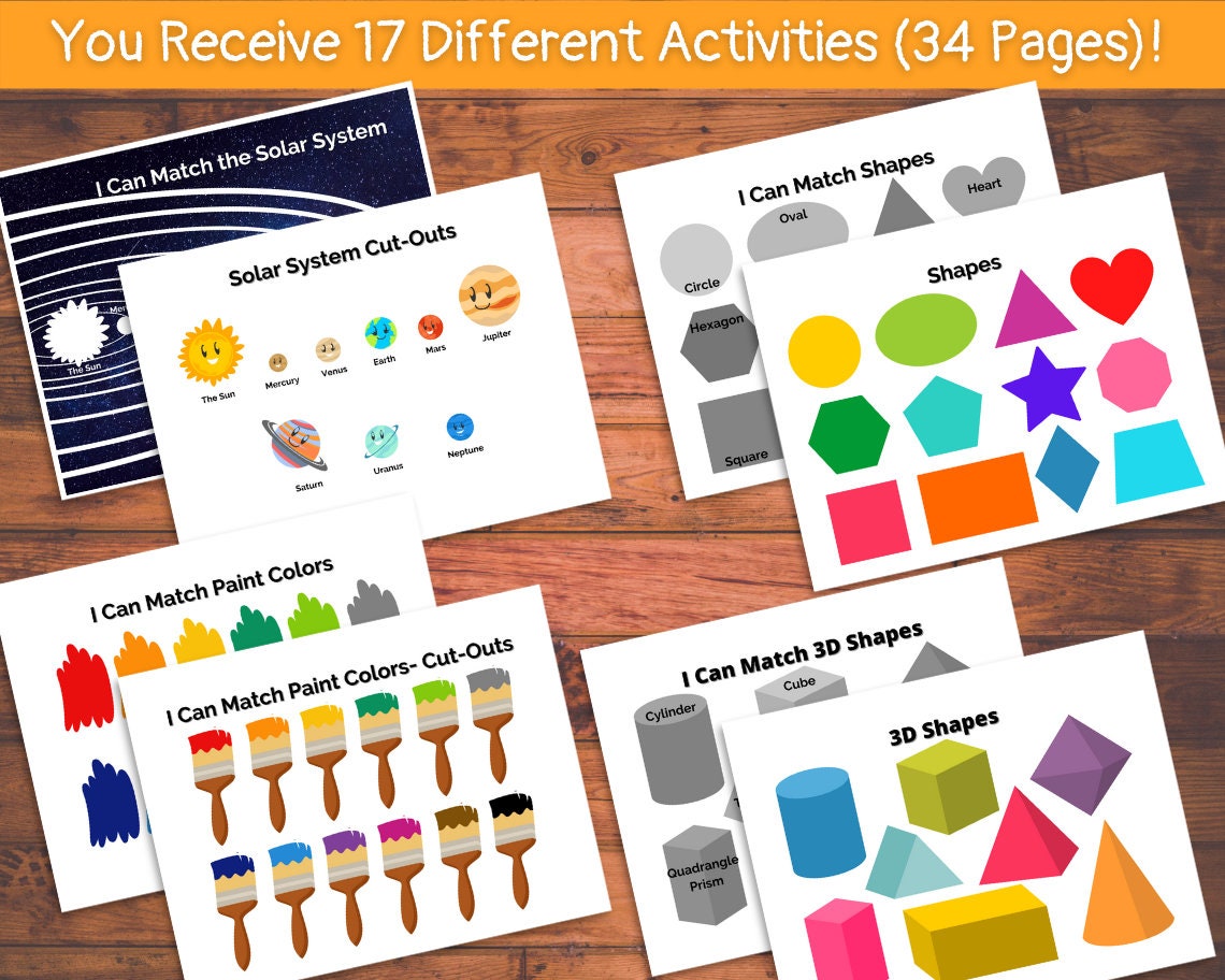 Preschool Binder Printable Preschool Worksheets Preschool - Etsy