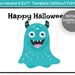 Happy Halloween Handprint Monster Craft, Little Monster Handprint Art ...