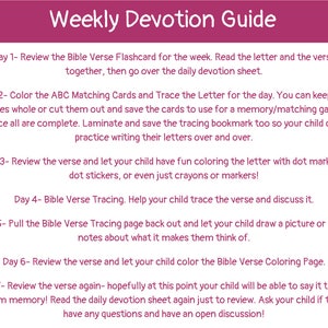 Christian Homeschool Prek Printable ABC Devotion for Kids ABC Bible ...