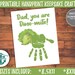 Handprint Gift for Dad You Are Dino-mite Printable Father's Day Hand ...
