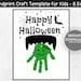 Frankenstein Handprint Craft Halloween Printable - Etsy