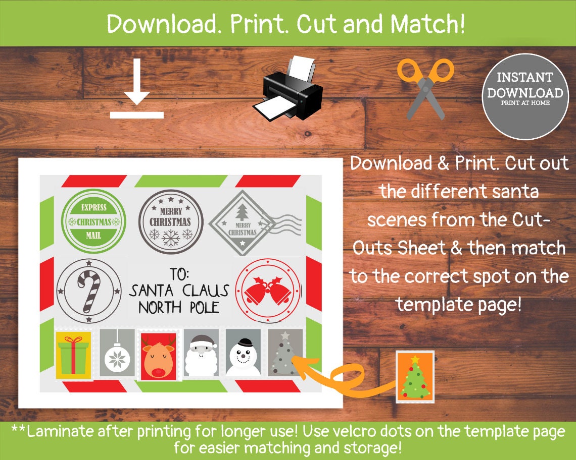 Printable Letter to Santa Christmas Busy Book Letter to Santa - Etsy