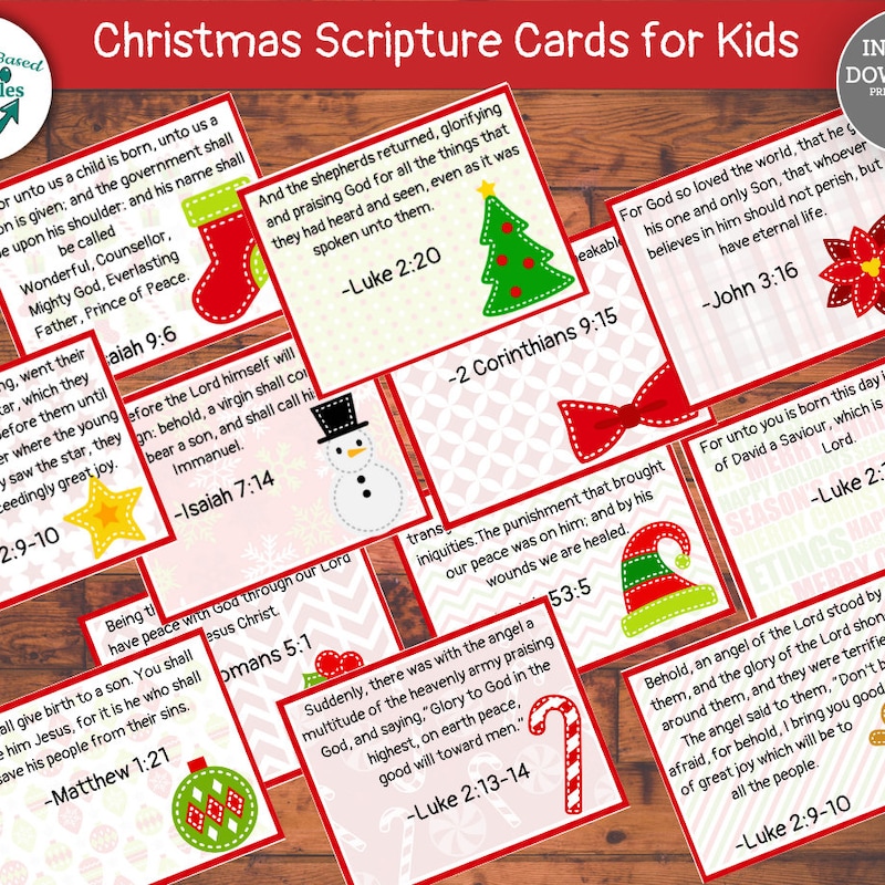 Christmas Scripture - Etsy