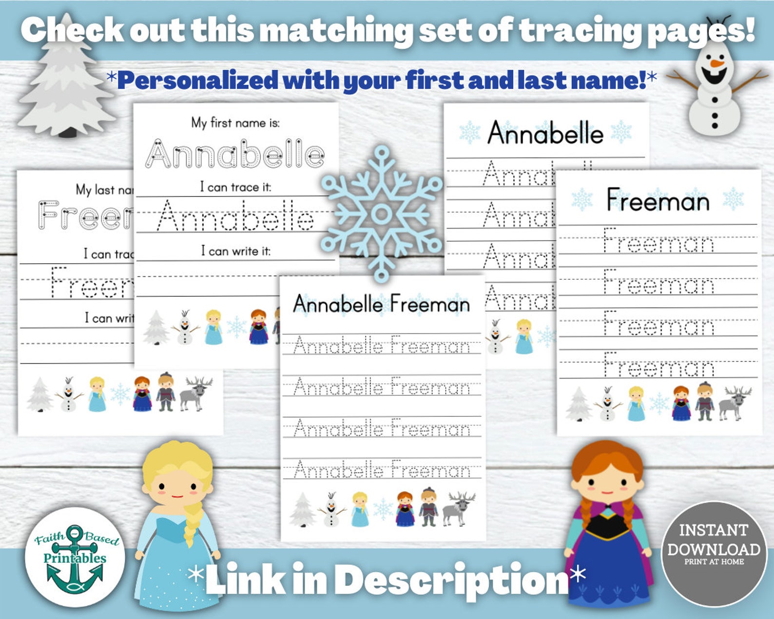 Printable Tracing Worksheets Handwriting Bundle Alphabet - Etsy