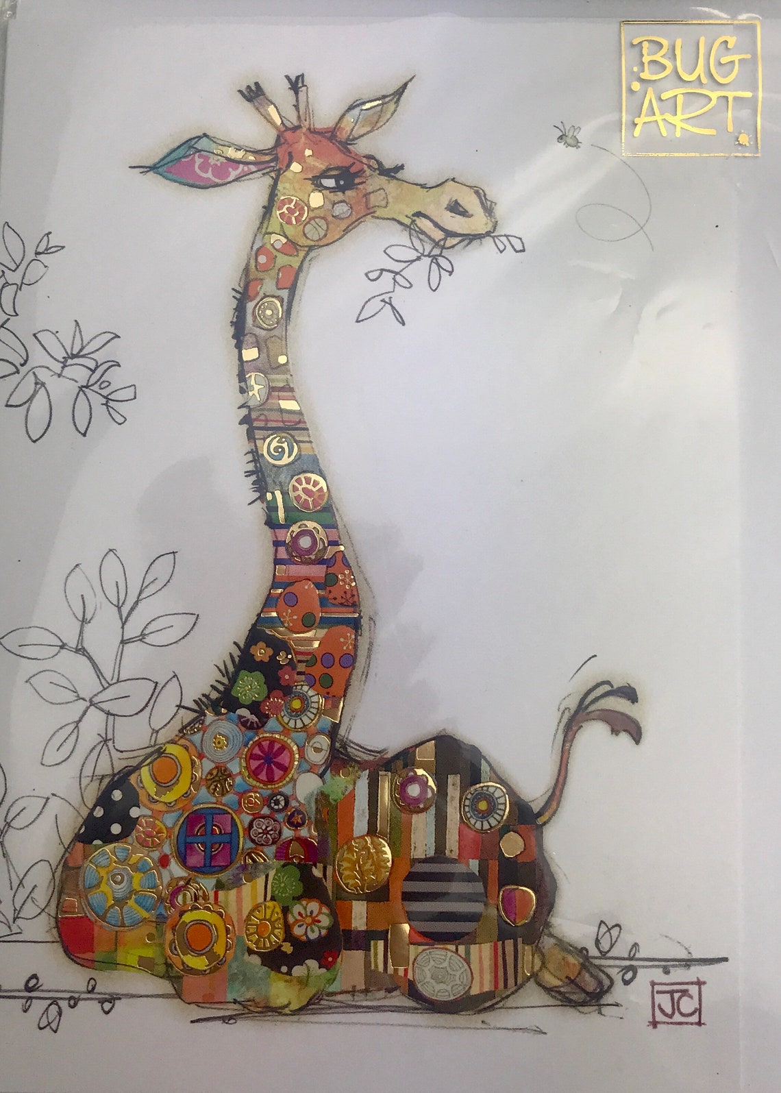 Bug Art cards by Jane Crowther | Etsy