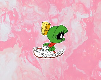 Marvin the Martian Sticker - Etsy