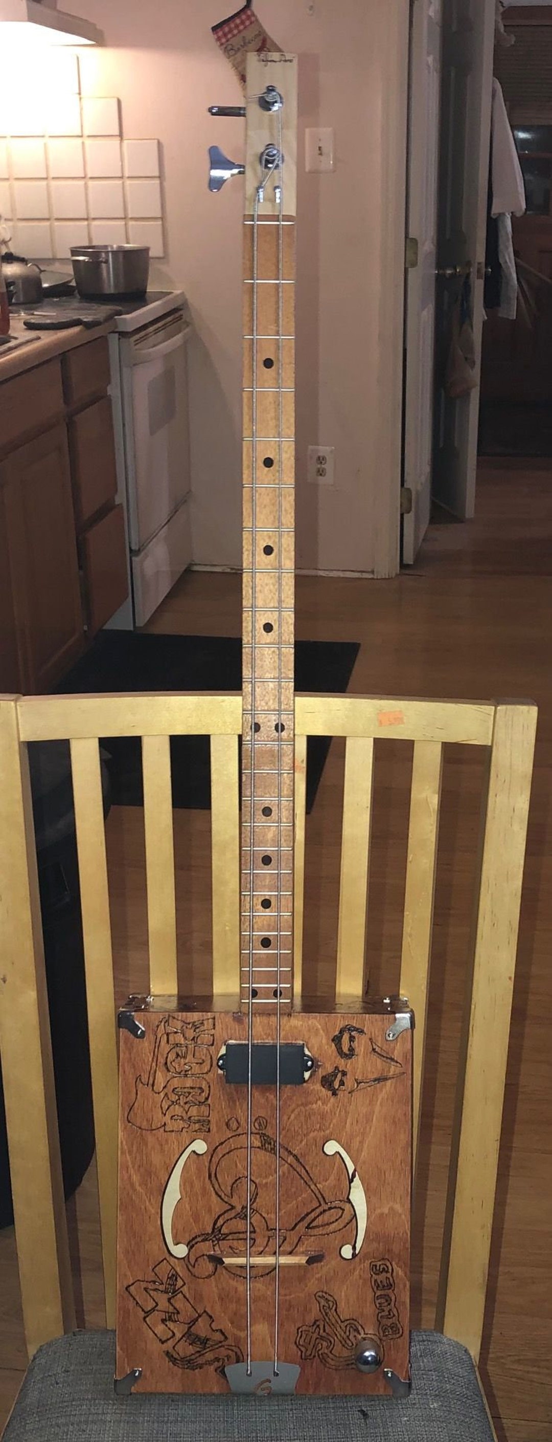 Two-string G Bass. Art by Tijon. - Etsy