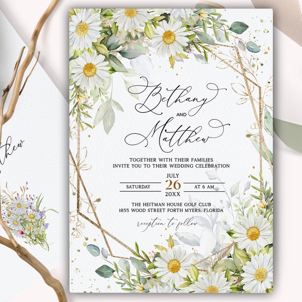 Daisy Wedding - Etsy