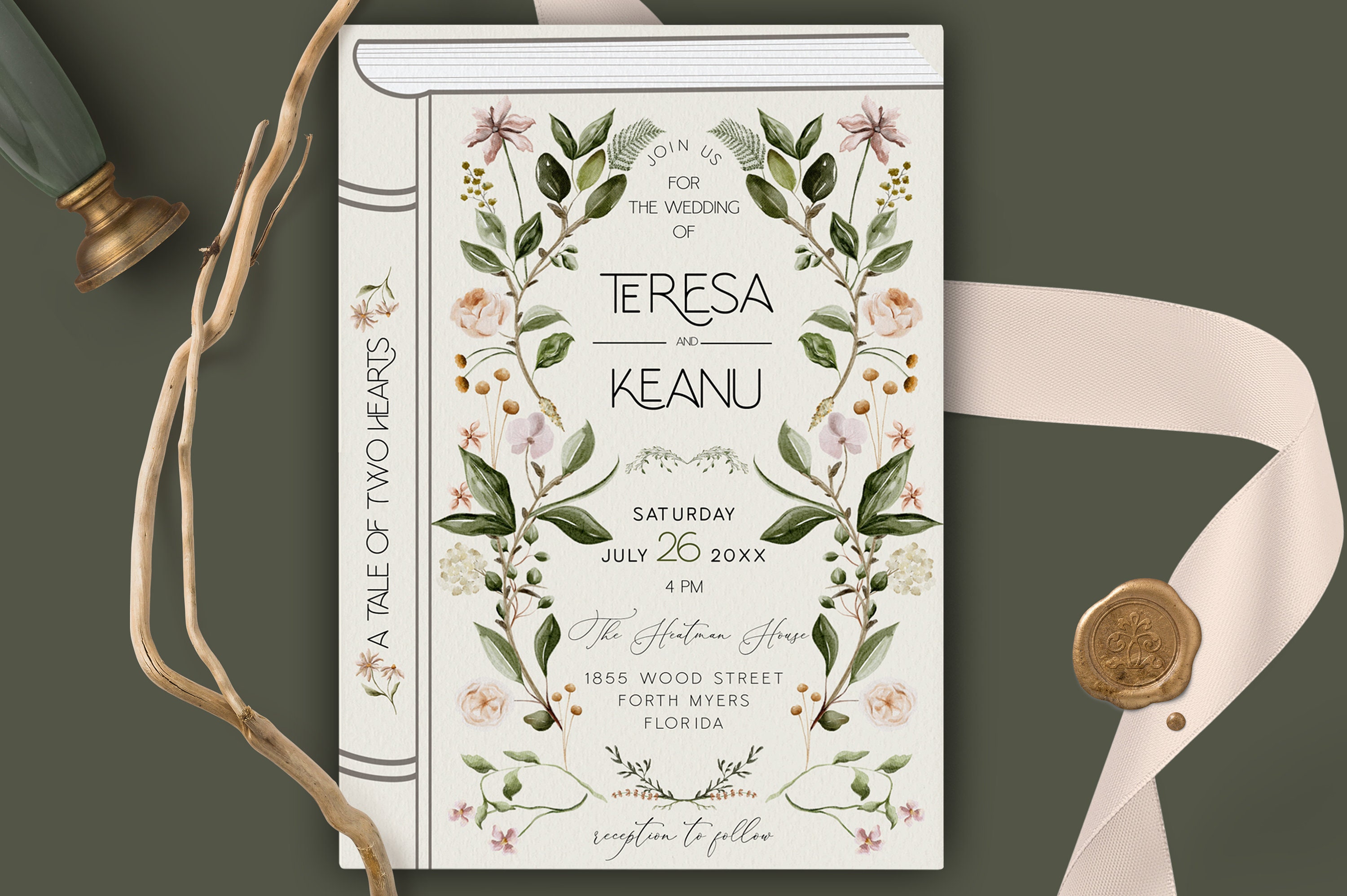 Printable Wedding Invitation Booklet 10 Free Wedding Invitation
