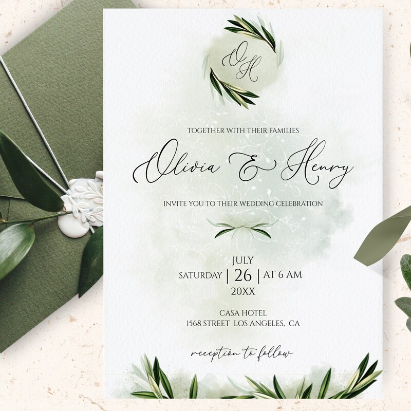 Branch Invitation - Etsy