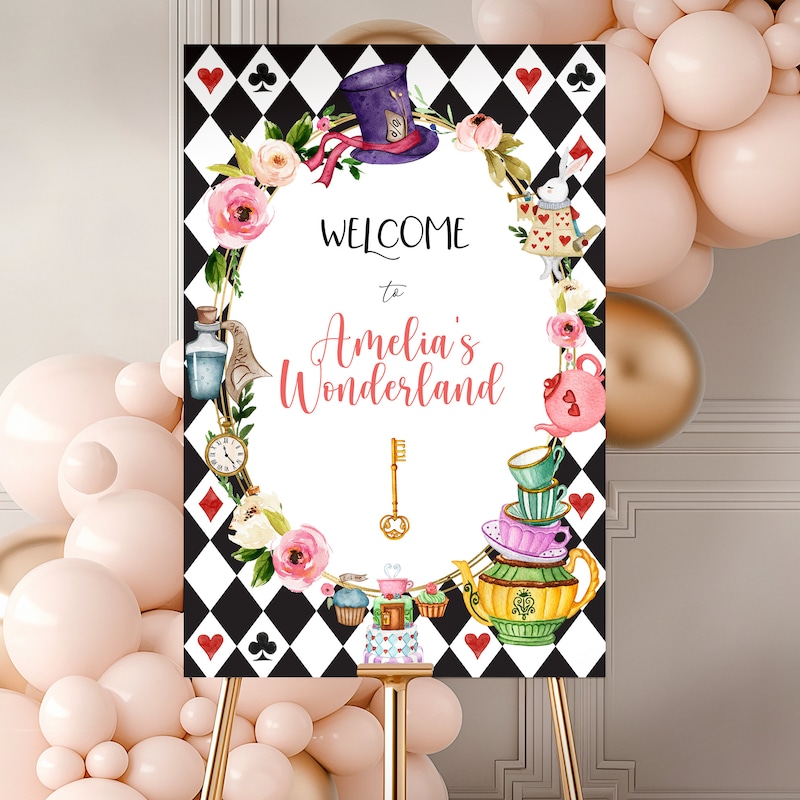 Alice in Wonderland Signs - Etsy