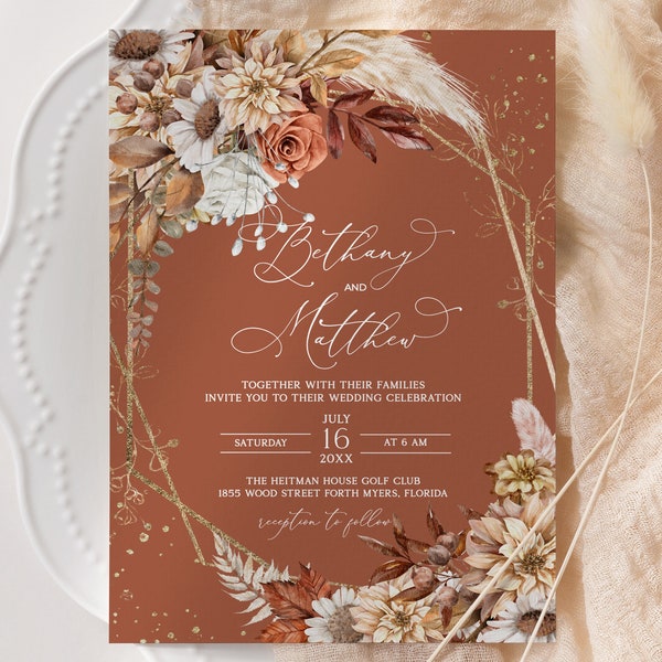 Fall Invitations - Etsy