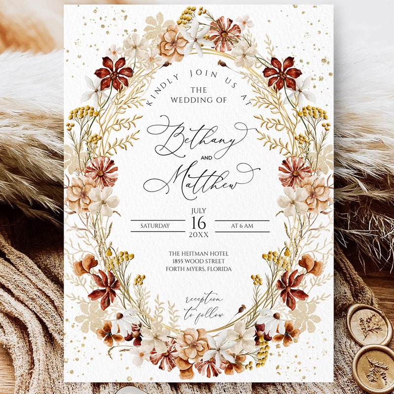 Fall Invitations - Etsy