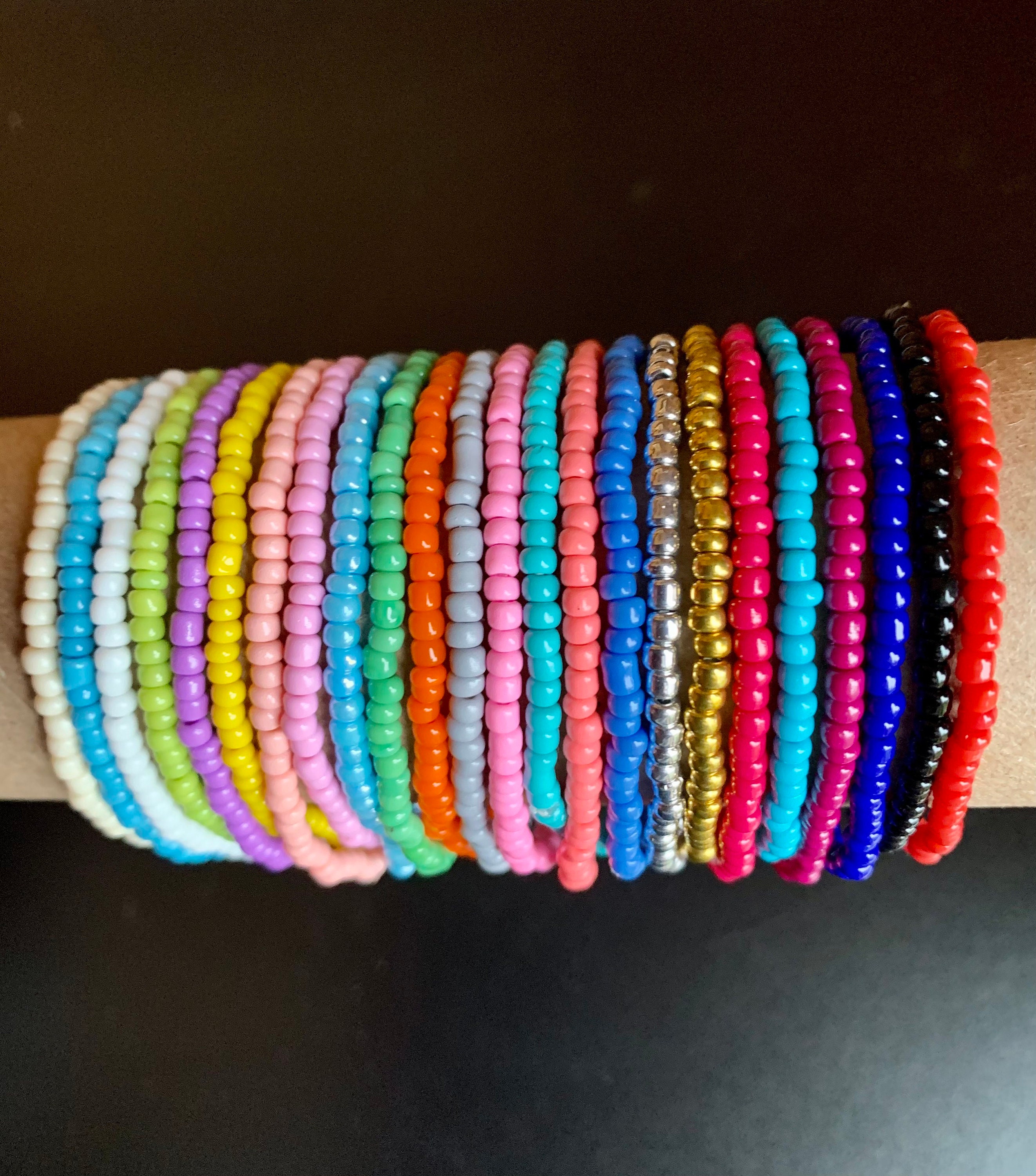 Beaded Friendship Bracelet Friendship Bracelet Seed Bead Etsy