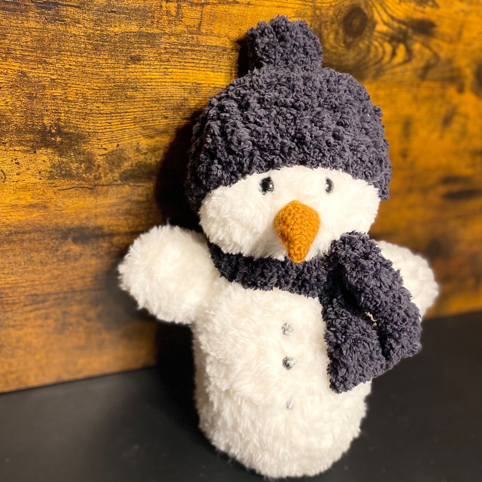 Extra Fluffy Snowman Crochet Pattern, Faux Fur & Sherpa Extra Soft ...