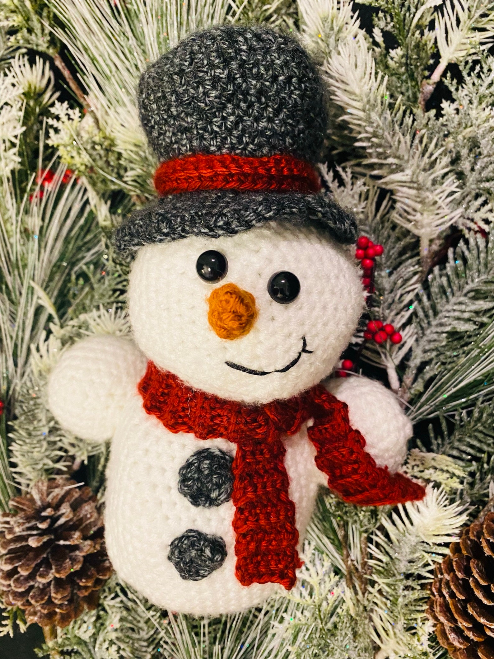 Snowman Crochet Pattern, Snowman Family Crochet Pattern, Christmas ...