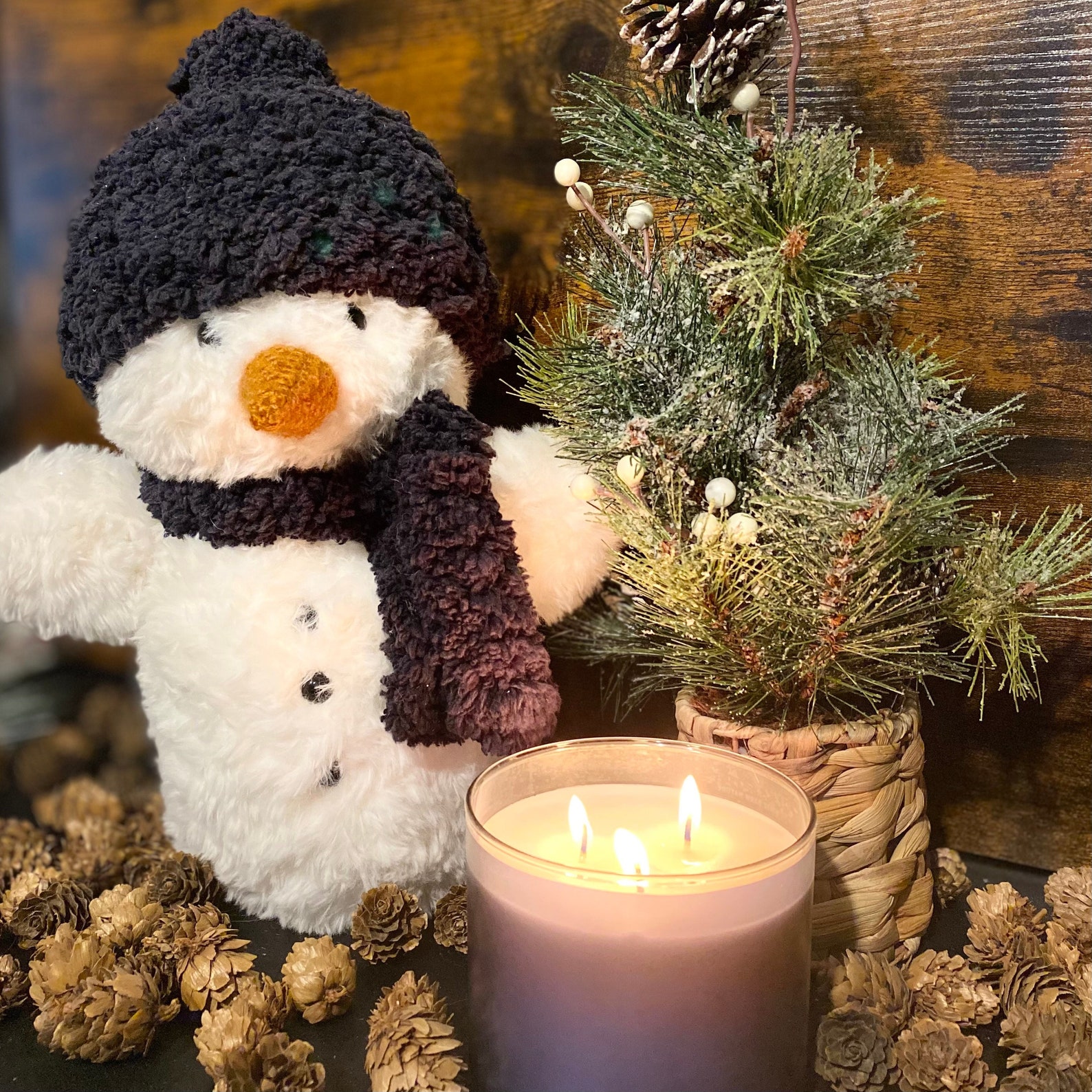 Extra Fluffy Snowman Crochet Pattern, Faux Fur & Sherpa Extra Soft ...