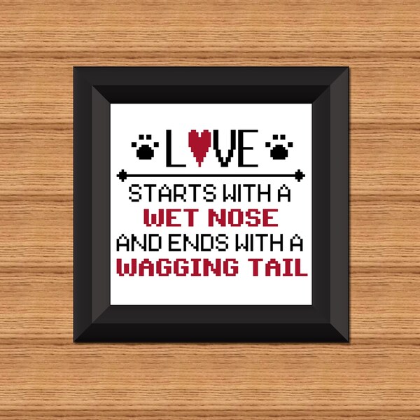 Wagging Tail Quote - Etsy