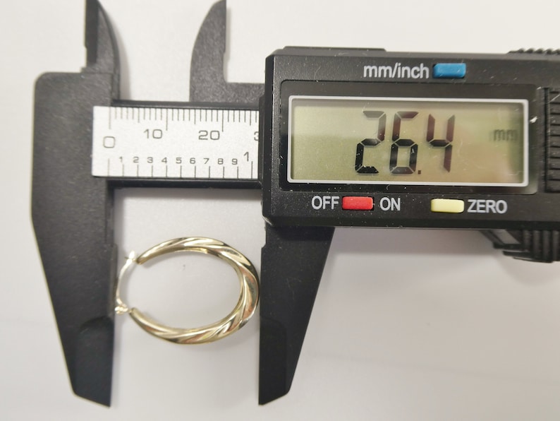 10k Real Solid Yellow Gold Classic Design Hoop Earrings - Etsy