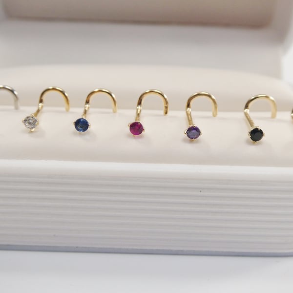 Nose Stud Twist - Etsy