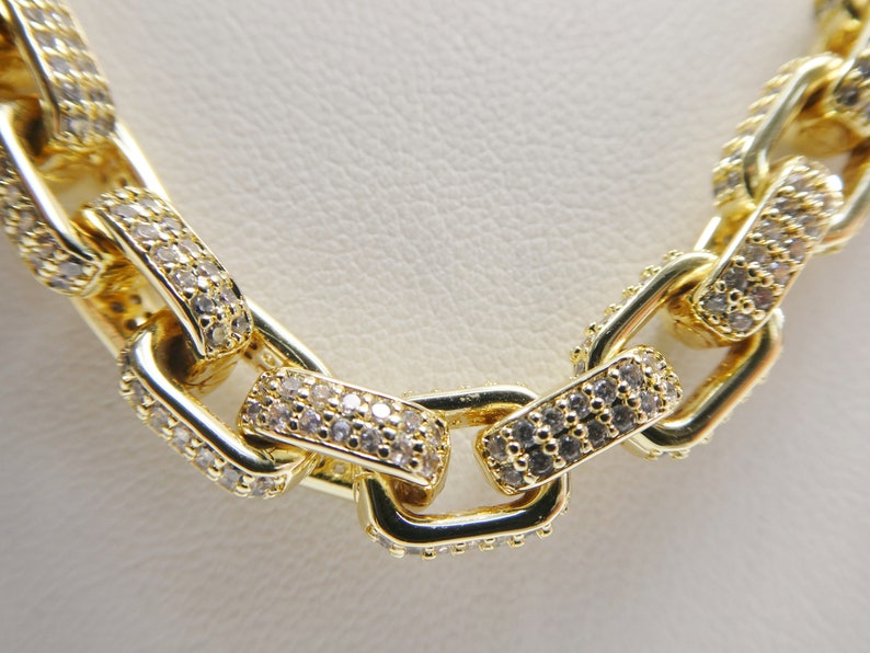 14k Gold Filled Barrel Link Necklace 7.4mm 20"24" Length - Etsy