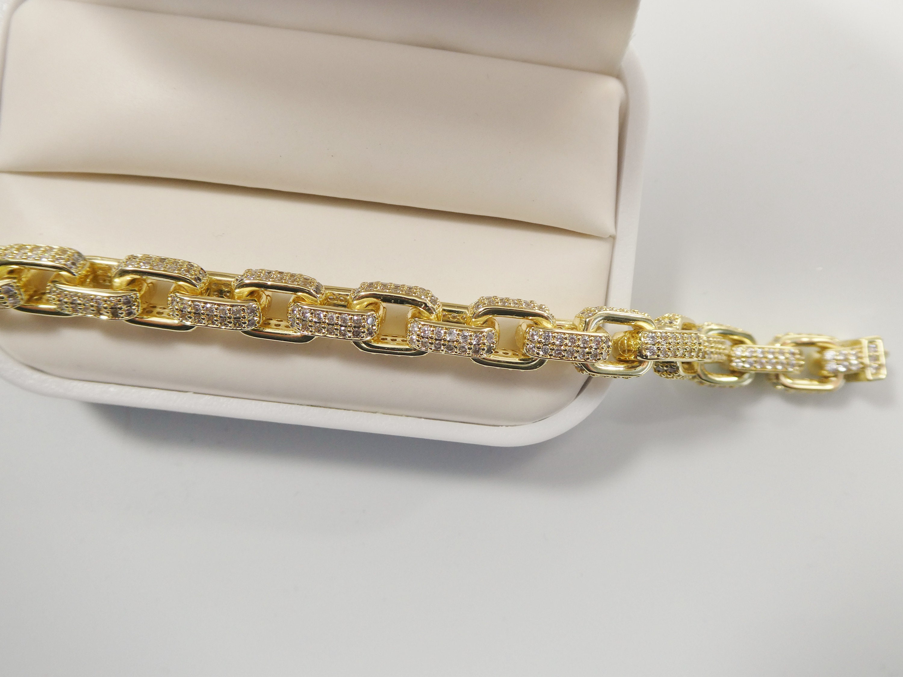 14k Gold Filled Barrel Link Necklace 7.4mm 20"24" Length - Etsy