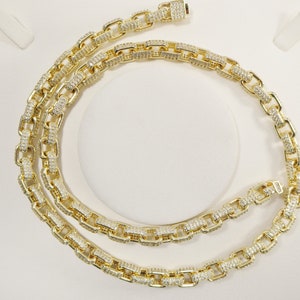 14k Gold Filled Barrel Link Necklace 7.4mm 20"24" Length - Etsy