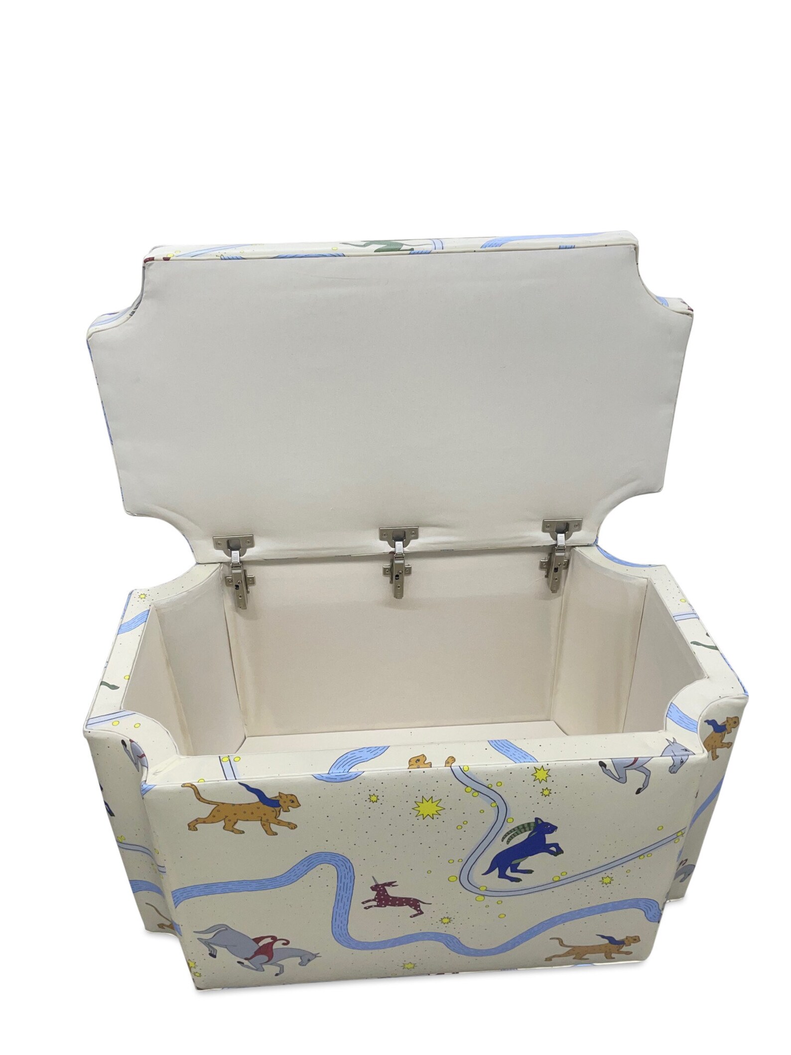 Custom teddy Upholstered Toy Storage Chest - Etsy