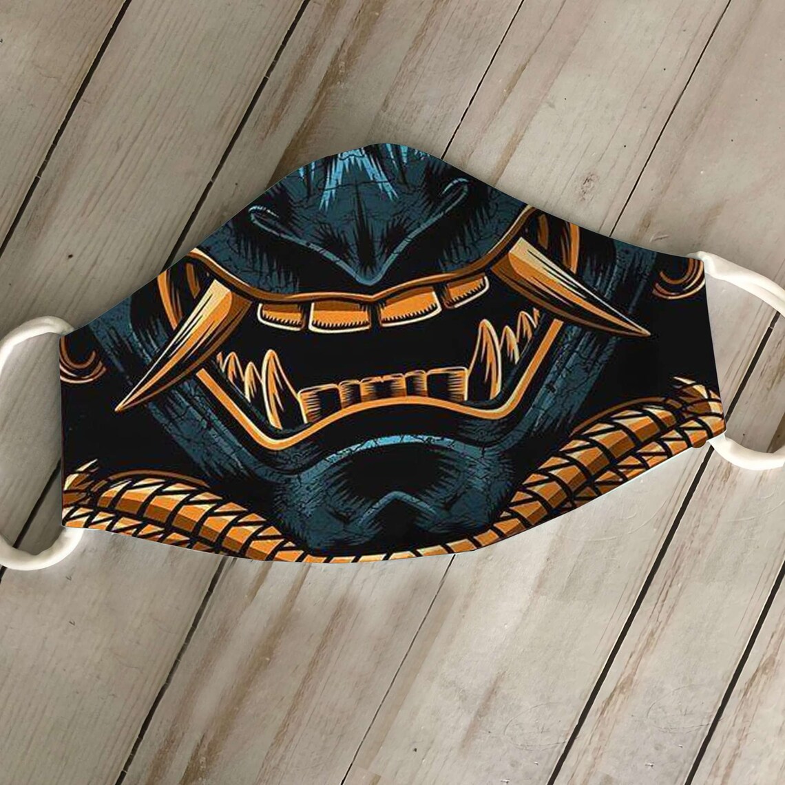 Awesome Samurai Face Mask Unisex Face Mask 3 Layer Face Mask | Etsy