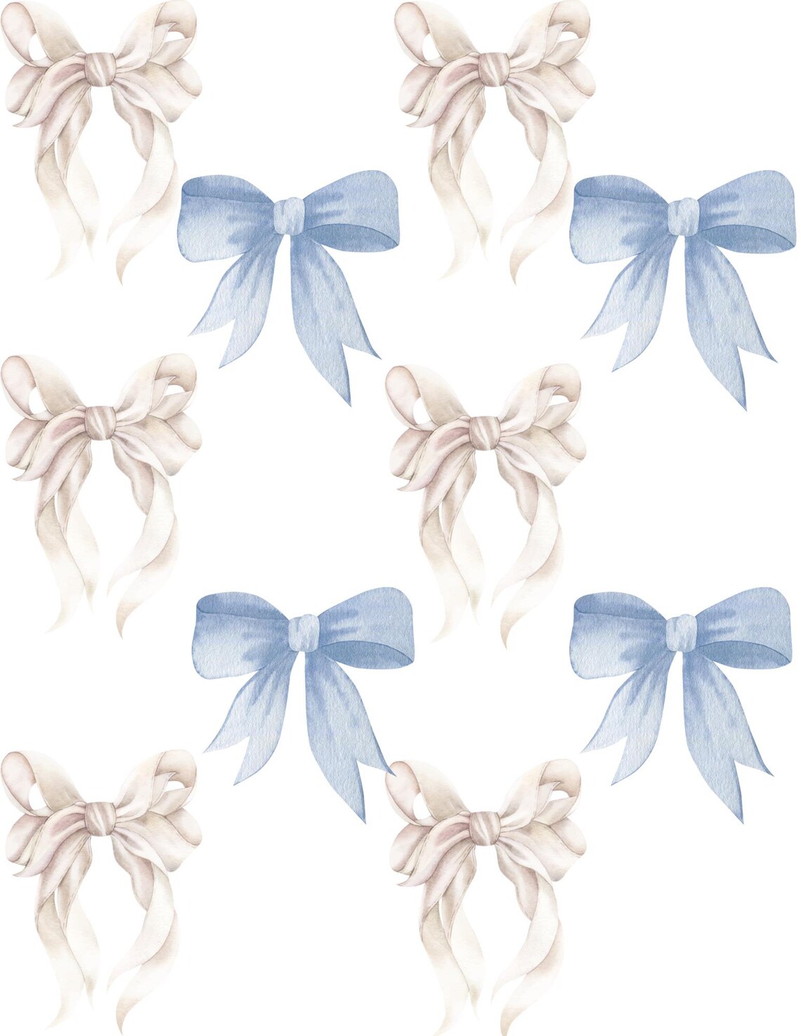Printable Bows/ribbon Wall Art - Etsy
