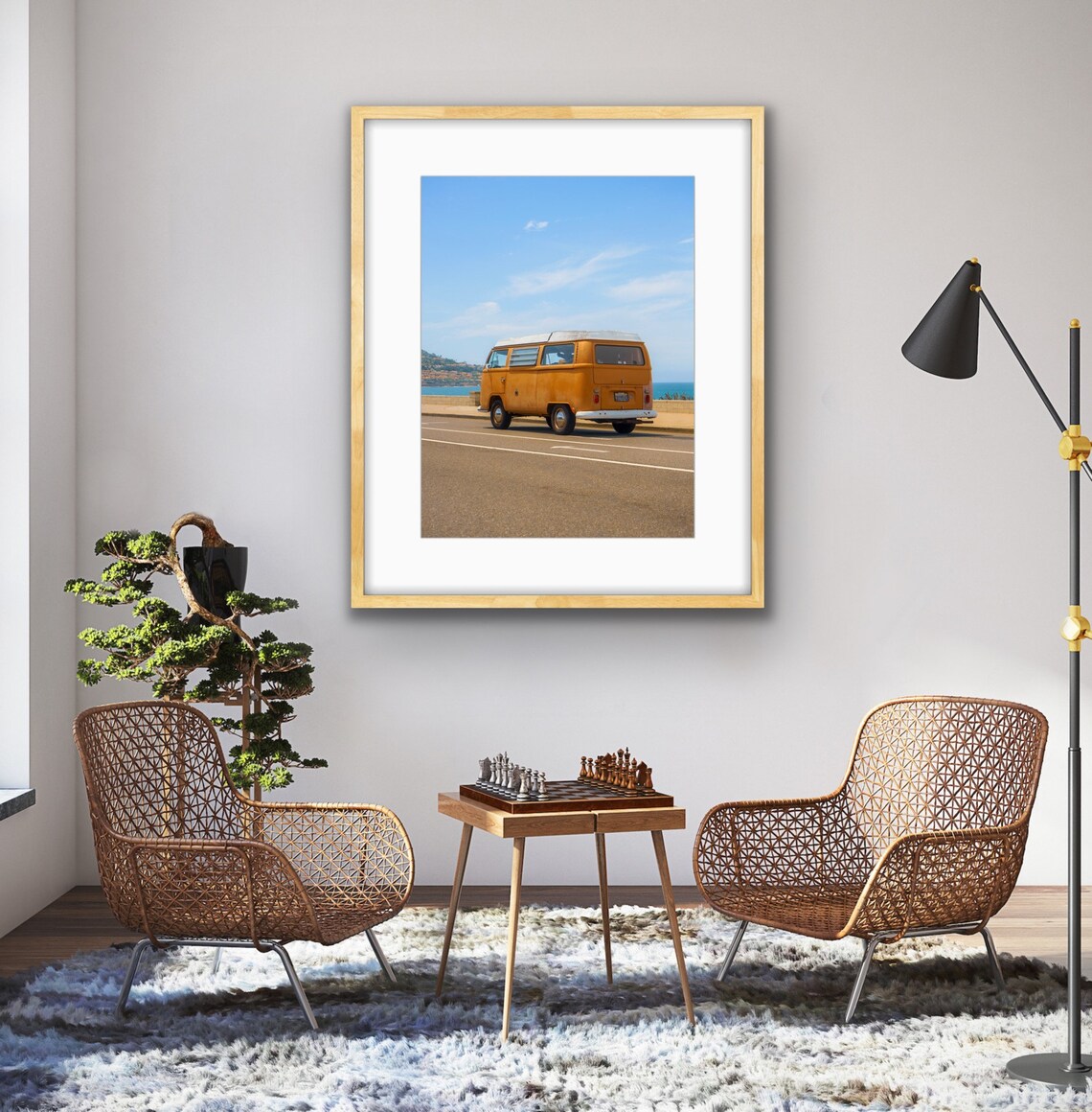 VW Bus Wall Art - Print - Fine Art Print - Beach Art - Wall Decor ...