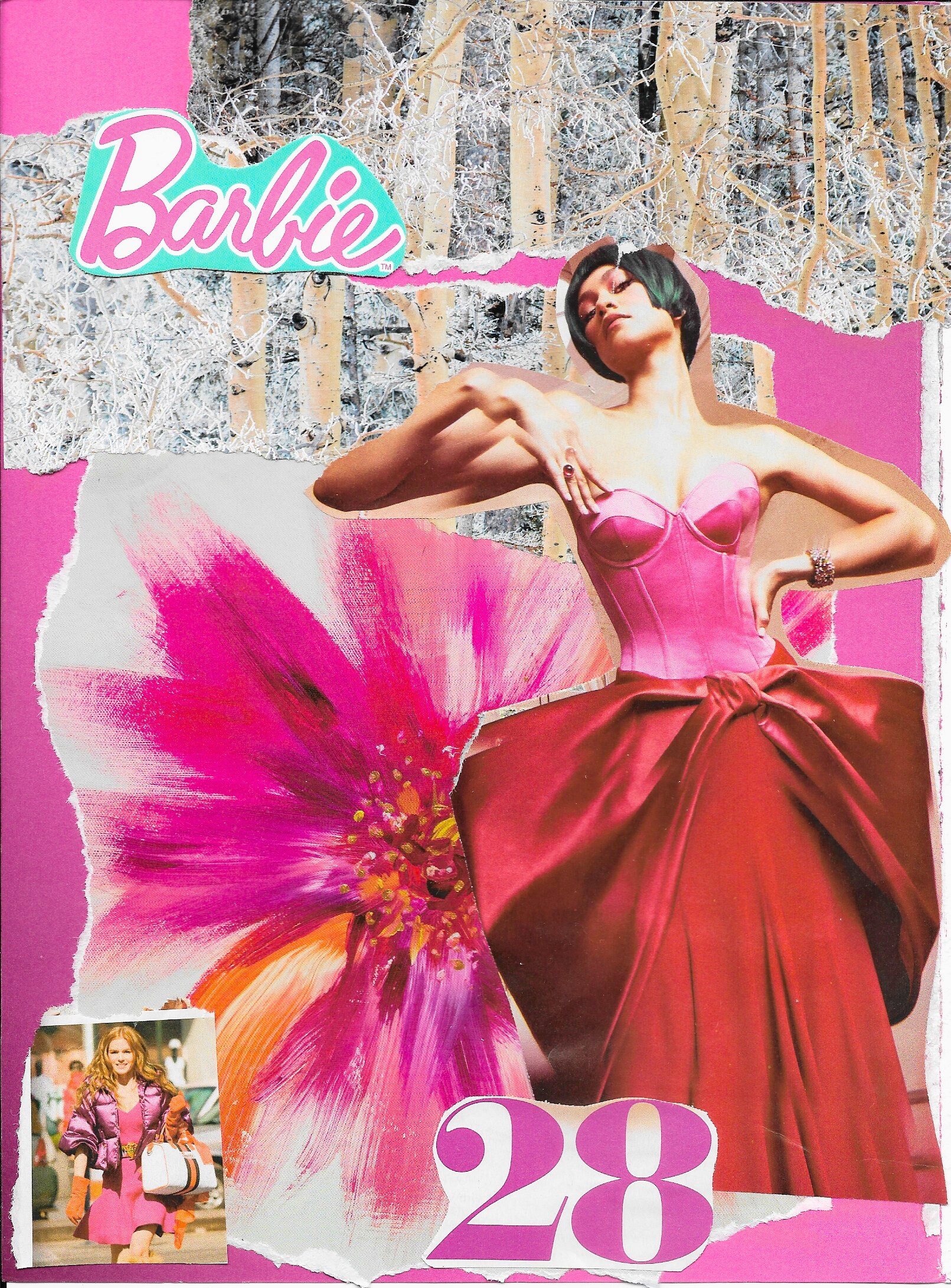 Collage de muñecas Barbie láminas artísticas y pegatinas - Etsy México