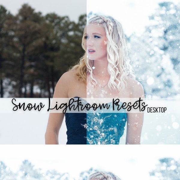 Snow Overlay - Etsy