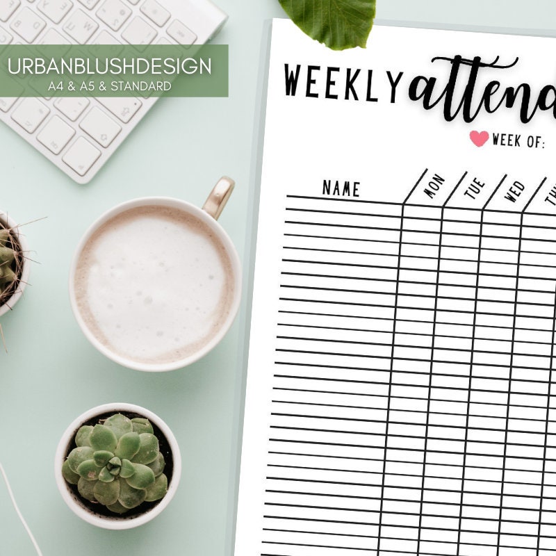 Attendance Posters - Etsy UK