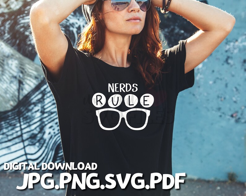 Nerd SVG, Nerds Rule Svg, Funny Svg, Nerd Clipart, Svg Clip Art, Geek ...