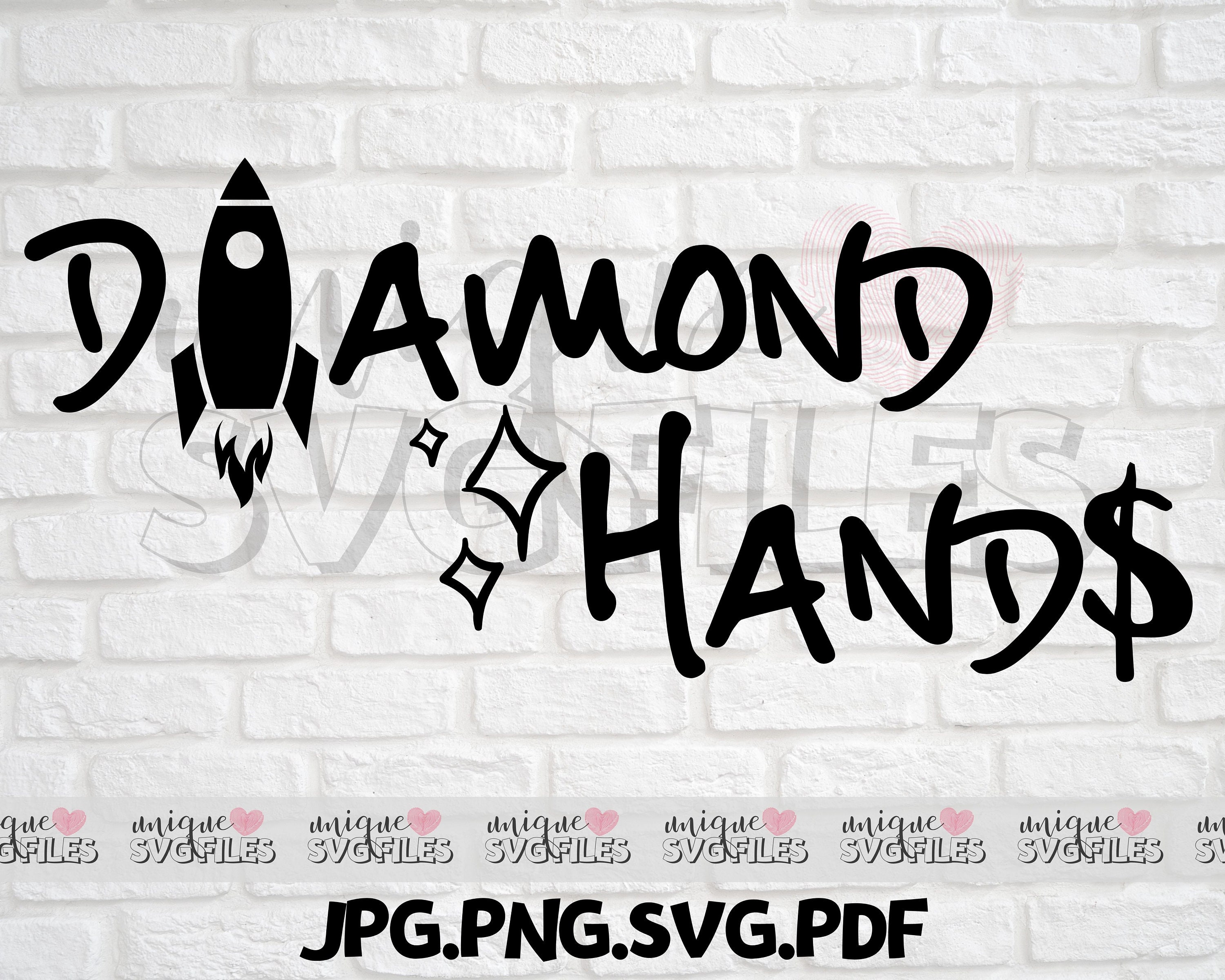 Diamond Hands SVG Elon Musk SVG Dogecoin SVG Bitcoin Svg - Etsy