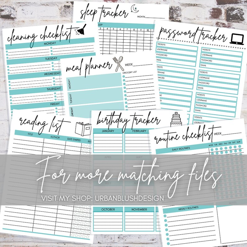 Weekly Planner for Teachers / Productivity Planner / Weekly | Etsy