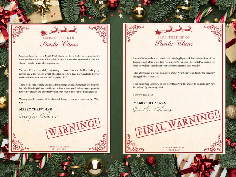 Ready to Print Official Warning Letter and Final Warning Letter From ...