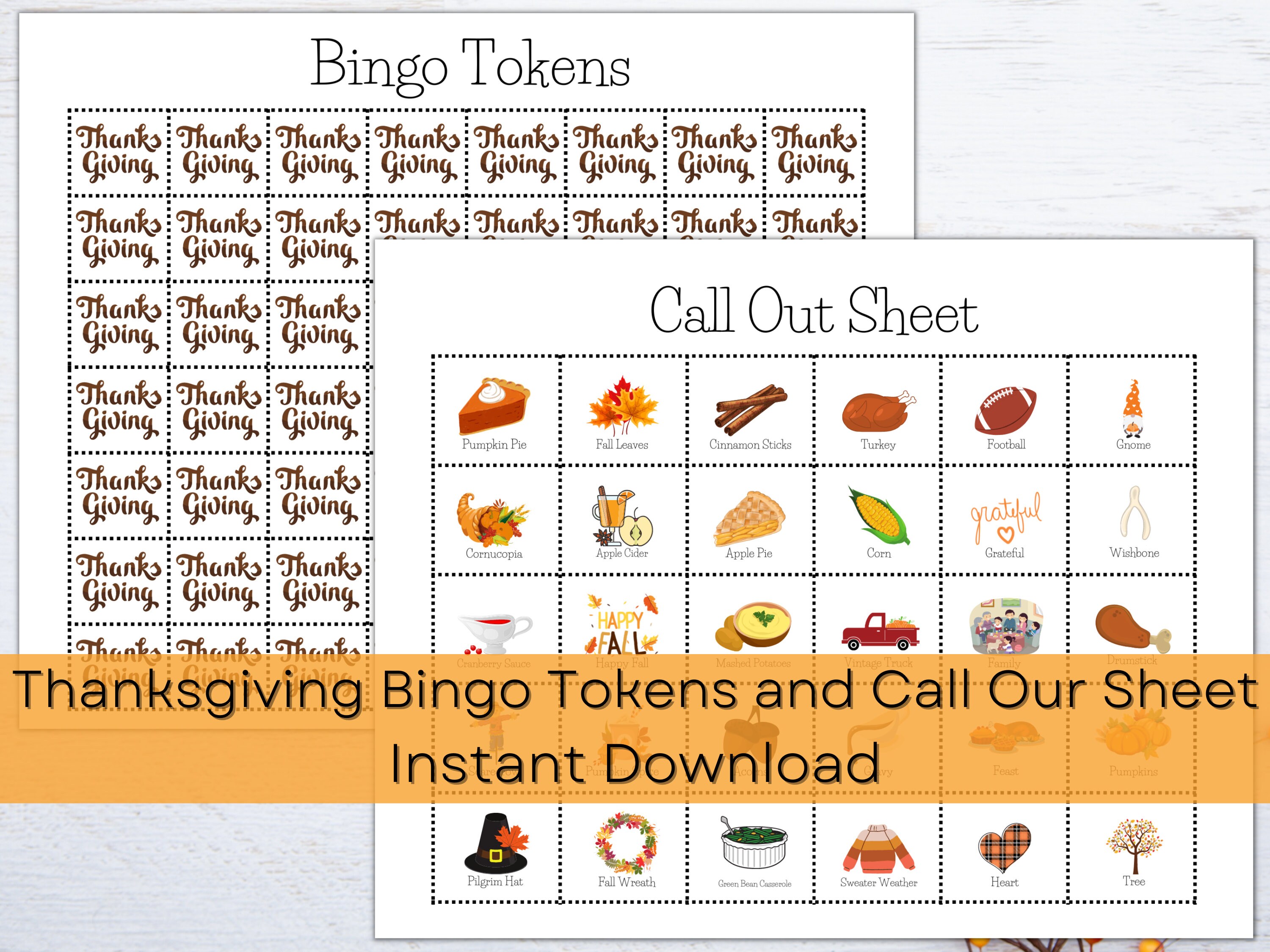 Thanksgiving Bingo Game Thanksgiving Games Thanksgiving Activity ...