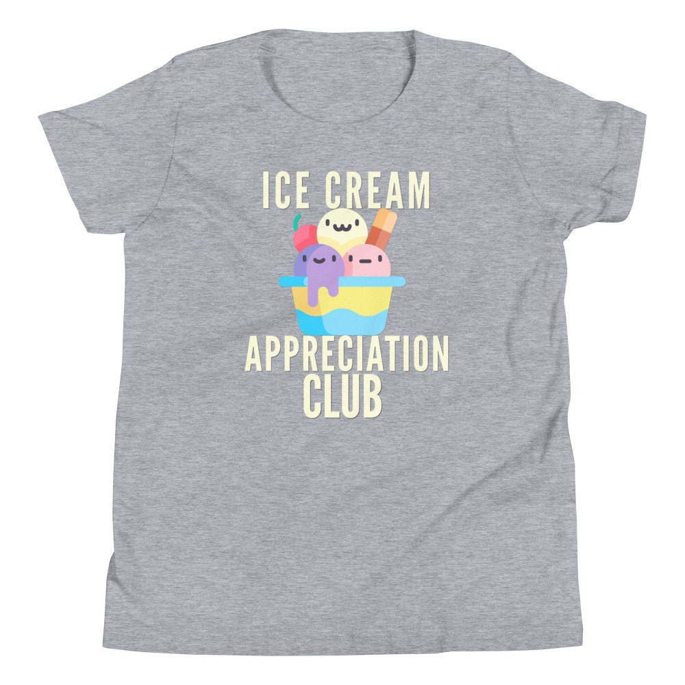 Ice Cream Appreciation T-Shirt Ice Cream Lover Kids Tshirt | Etsy