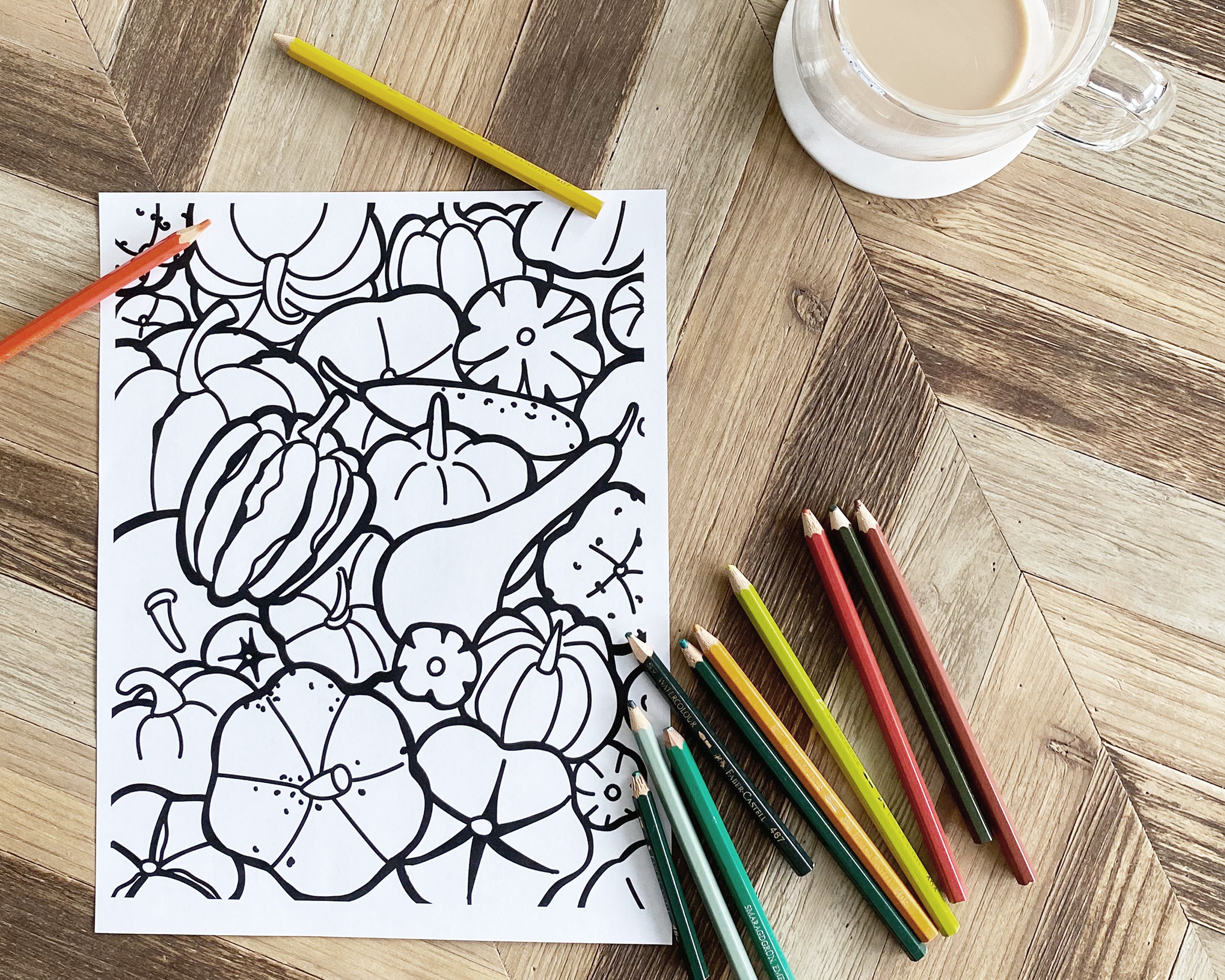 Pumpkin Coloring Pages, Fall Coloring Pages, Coloring Pages for Ipad ...