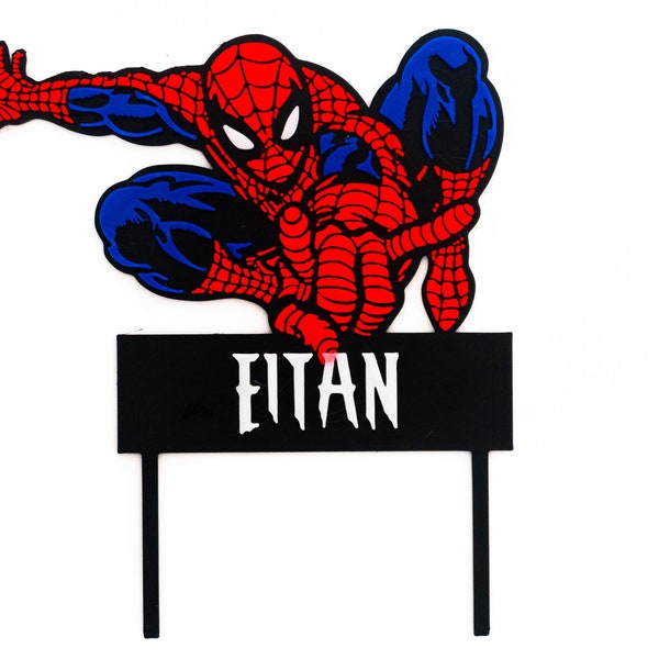 Spiderman Cake Topper - Etsy Australia