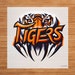 Tiger Head Mascot DTF Transfer, Easy to Apply, High-quality Print ...