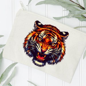 Tiger Head Mascot DTF Transfer, Easy to Apply, High-quality Print ...
