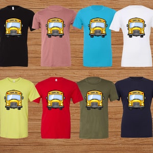 School Bus DTF Transfer - Fun and Educational Design - High-quality ...