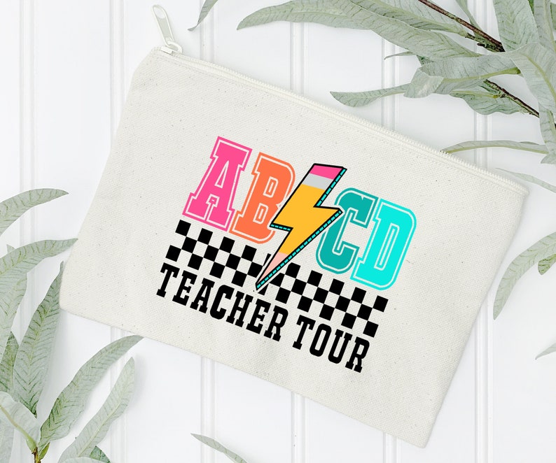 ABCD Teacher Tour DTF Transfer: Back to School Iron-on Decal - Etsy