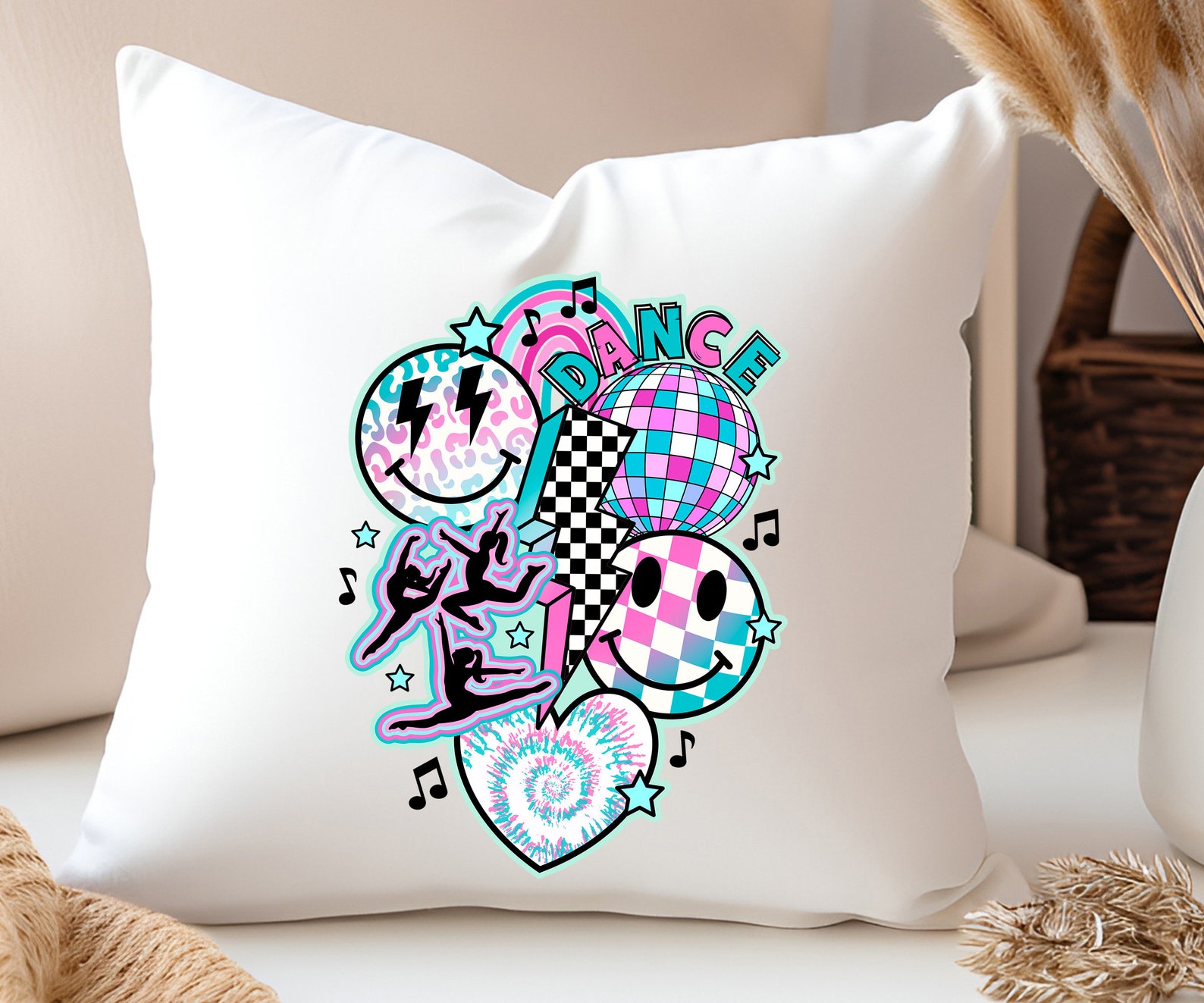 Retro Dance DTF Transfer: Vintage Iron-on Fabric Art - Etsy